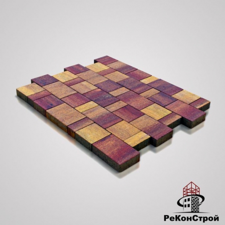 Тротуарная вибропрессованная плитка Ландхаус, Color Mix 3, BRAER купить ...