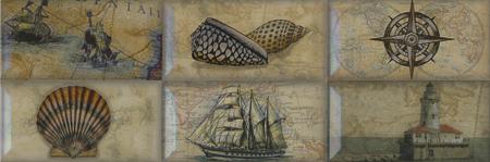Декор Aparici Paris Nautilus Decor B 20x59. 2 купить по цене 1489 ₽ в ...
