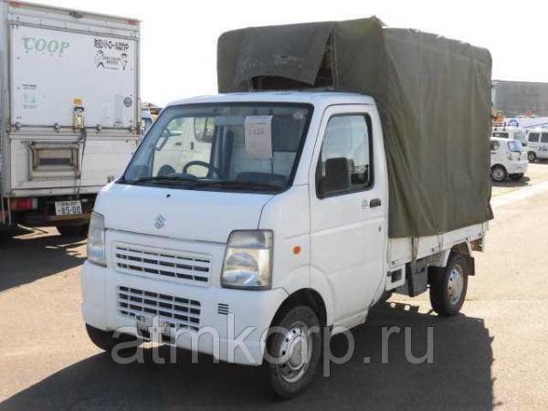 Микрогрузовик SUZUKI CARRY кузов DA63T тентованный бортовой гв 2010 4WD 4х4 высокий тент пробег ...