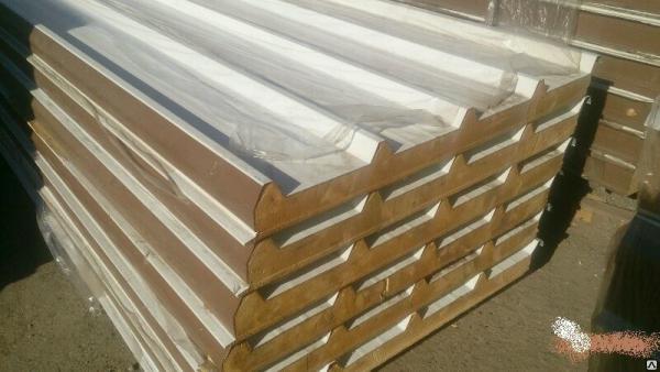 Сэндвич панели Кровельные ппу 80 купить по цене 850 ₽ в Санкт ...