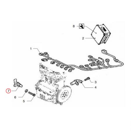 Датчик положения коленчатого вала Vetus VFP01219 для двигателей VF4 ...