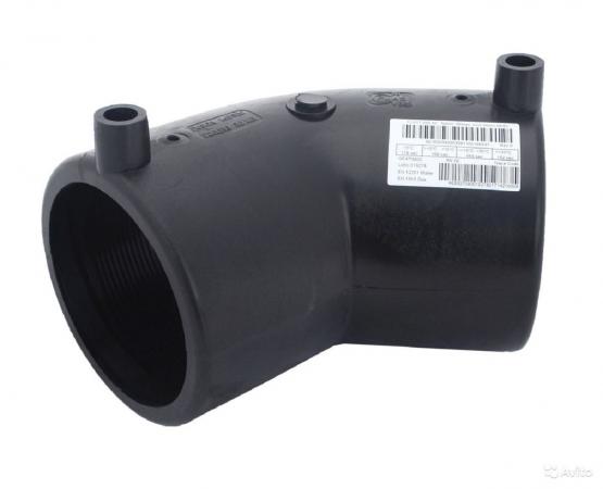 Отвод D63 45 гр ПЭ100 SDR11 электросварной ПНД купить по цене 1161 ₽ в ...