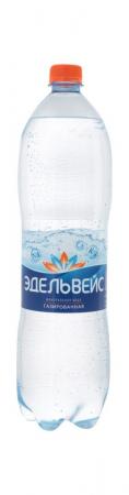 Вода минеральная Эдельвейс газированная, 1. 5 л. купить по цене 33 ₽ в ...