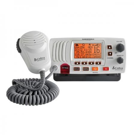 Стационарная морская радиостанция VHF Cobra MR F57W Class-D DSC 1/25 Вт ...