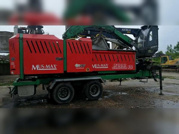 Щепорубительная машина Mus-Max WT10, 7200 м/ч купить по цене 10600000 ...