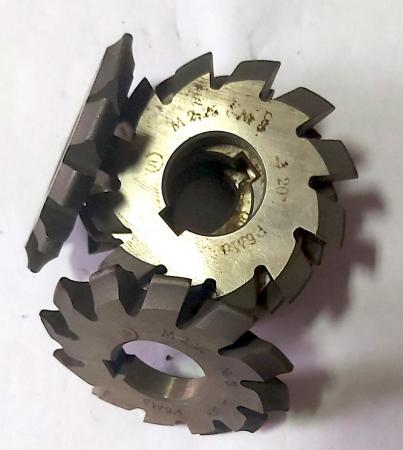 Фреза дисковая модульная М2, 25; Р6М5, угол 20°, к-т из 8 шт. , 63х22 ...