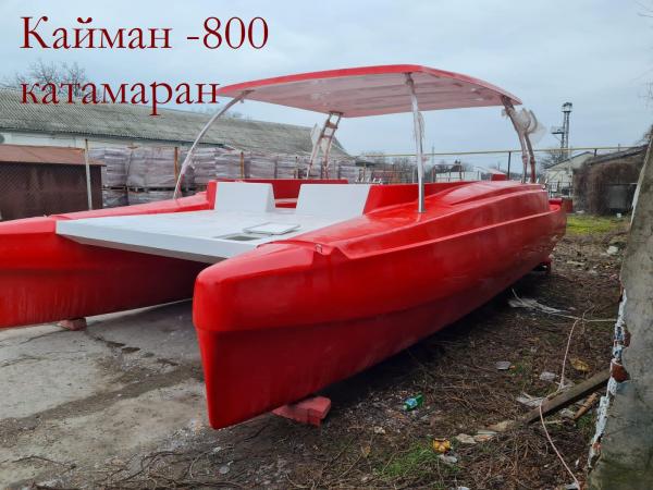Катамаран Кайман-800, красный, пластик. купить по цене 2650000 ₽ в ...