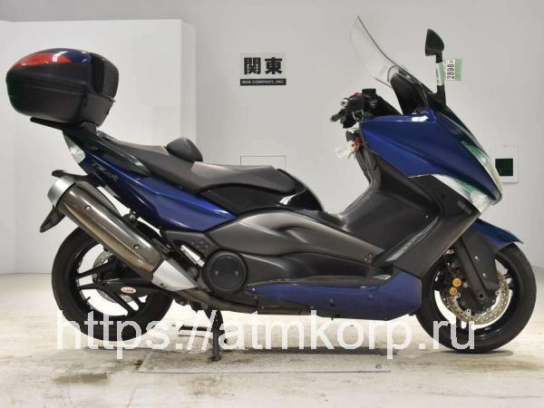 Макси скутер Yamaha T-MAX 500 рама SJ08J модификация Gen. 3 спортивный гв 2009 кофр пробег 131 т ...