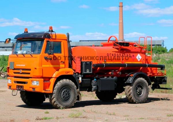 Топливозаправщик АТЗ-5 на шасси Камаз 43502 купить по цене 6750000 ₽ в ...