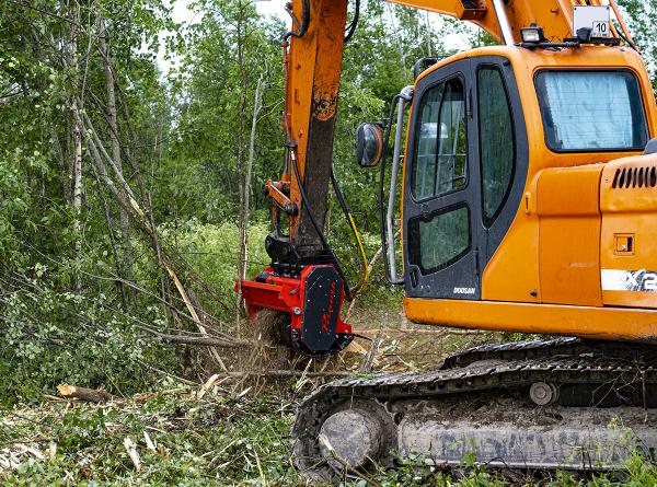 Мульчер на экскаватор PRINOTH (AHWI) M450e-1100 купить в Санкт ...