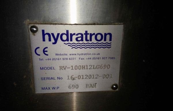 Испытательный стенд Hydratron. Модель: RV-100H12LG690 купить по цене ...