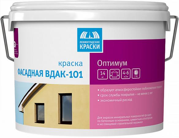 ЛЕНИНГРАДСКИЕ КРАСКИ краска фасадная ВДАК-101 (14кг) / ЛЕНИНГРАДСКИЕ ...