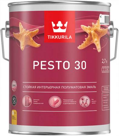 ТИККУРИЛА Песто 10 база C эмаль по металлу и дереву (2, 7л) / TIKKURILA ...