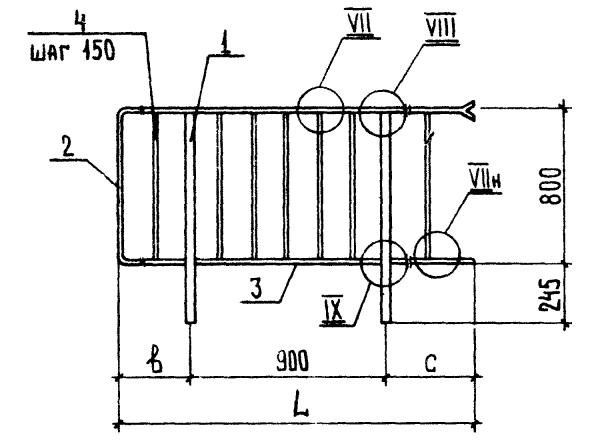 ПЕРИЛА ПВ 17. 9Р - стальные ограждения лестничных площадок купить по ...