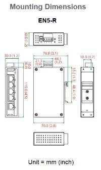 Коммутатор Ethernet EN5-R 910-1EN50 купить по цене 7000 ₽ Волжский на ...