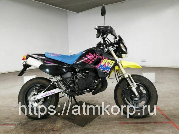 Мотоцикл Супермото / Мотард Kawasaki KSR-1 рама MX050B мини-Supermotard мини-байк гв 1991 пробег ...