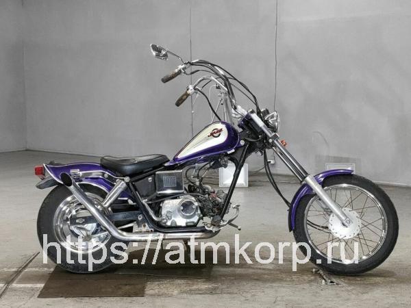 Мотоцикл чоппер Honda Jazz 50 рама AC09 mini chopper мини-байк гв 1998 пробег 16 т. км белый ...