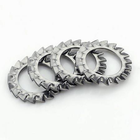 Шайба стопорная с внутренними зубьями нержавеющая А2 J8, 2 мм DIN 6798 ...