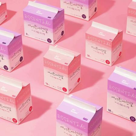 Прокладки женские ультратонкие и дышащие Air QUEEN Essential "Эссеншиал" Корея купить по цене ...