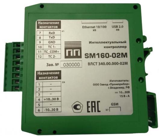 Контроллер SM160-02М ВЛСТ 340. 00. 000-02М/100Д купить по цене 77400 ₽ в Санкт-Петербурге на ...