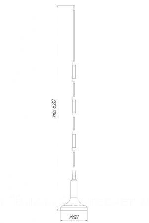 Антенна "АНТЕЙ-902" 3м SMA 9дБи GSM900/1800 на магните купить по цене ...