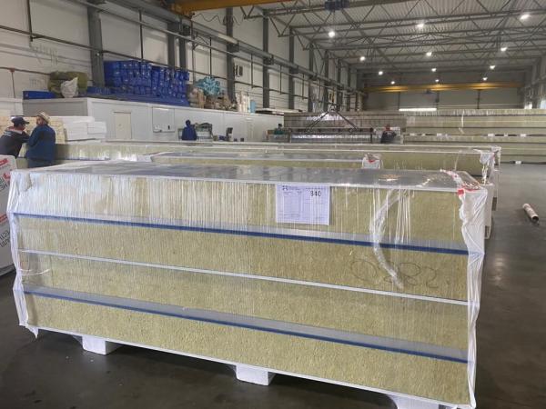Стеновые панели (утеплитель из минеральной базальтовой ваты плотностью ...