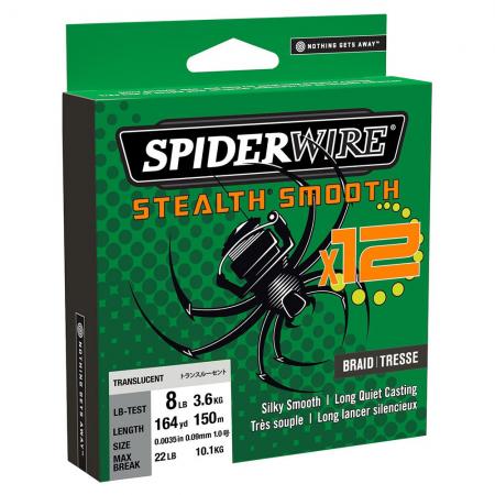 Spiderwire 1507359 Stealth Smooth 12 Тесьма 150 м Зеленый Moss Green 0. 330 mm купить по цене ...