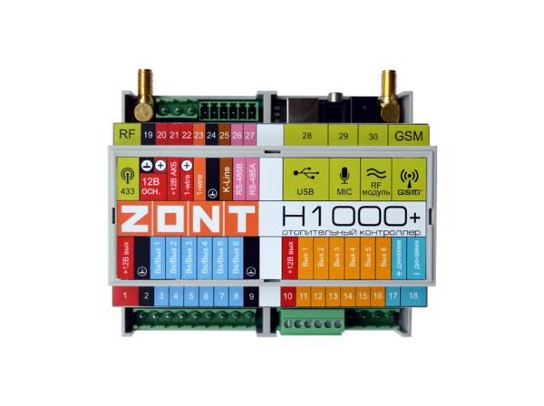 Контроллер универсальный ZONT H-1000 Plus купить по цене 27200 ₽ в Благовещенске на PromPortal ...
