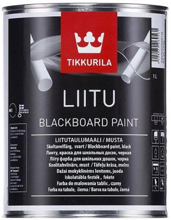 ТИККУРИЛА Лииту краска для школьных досок черная (1л) / TIKKURILA Liitu ...