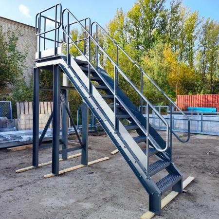 Площадки досмотровые ПД1-1 каркас Ш24 ступени уголок-лист рифленый СВ ...