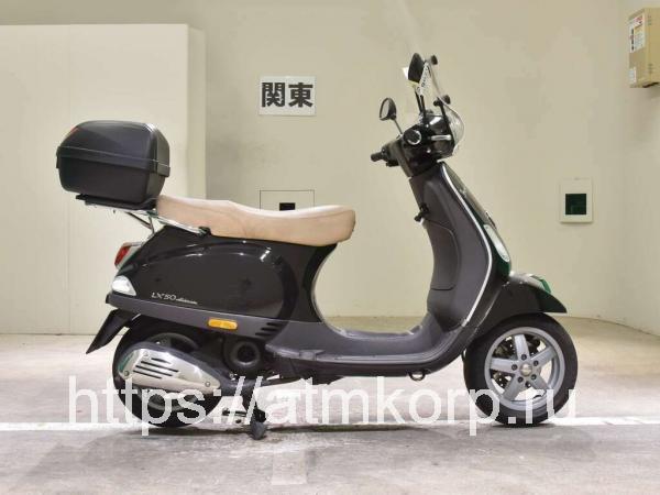 Скутер minibike Vespa LX50 рама C387 модификация 4T4V мини-байк задний мотокофр пробег 7 538 км ...