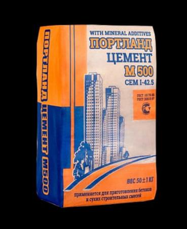 Цемент ЦЕМ I 42, 5 Н (М 500) в мешках по 50 кг опт купить по цене 370 ...