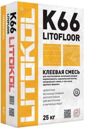 ЛИТОКОЛ K66 Литофлор клей для керамогранита и камня (25кг) / LITOKOL ...