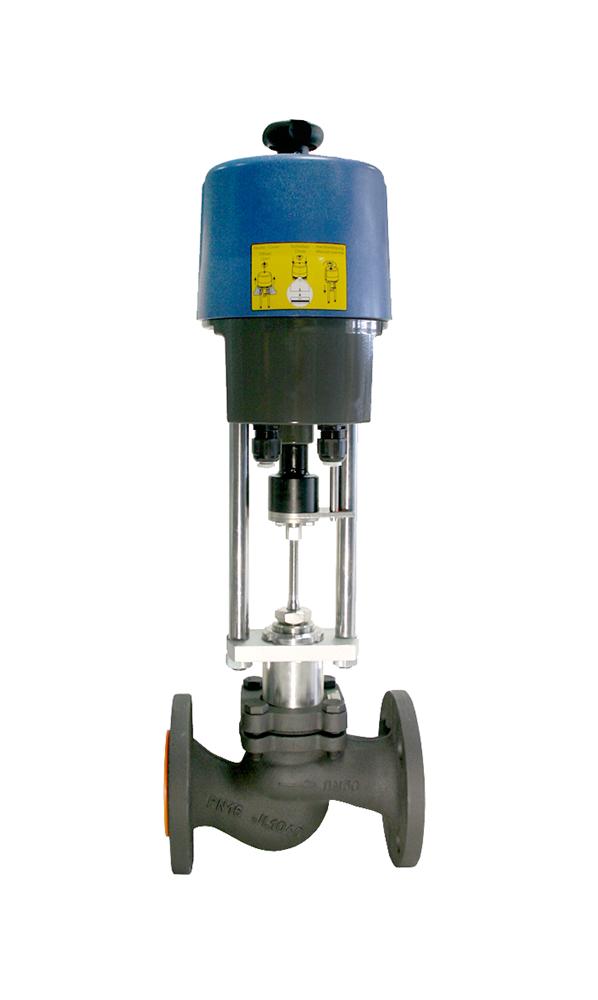 Клапан регулирующий двухходовой Гранрег КМ125Ф Ду40 Ру16 серый чугун