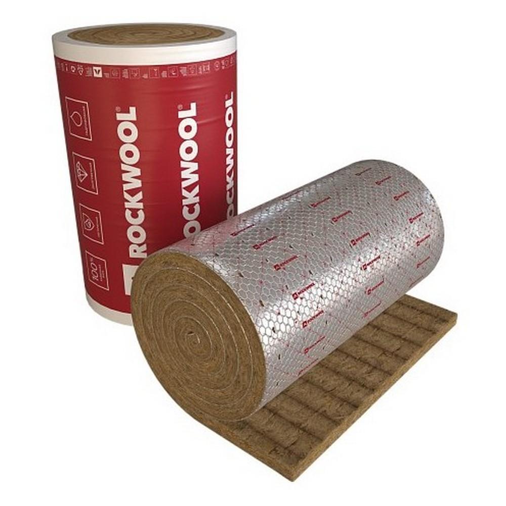 Рулон теплоизоляционный ROCKWOOL Alu I Wired Mat 105 80х1000-2 толщина ...