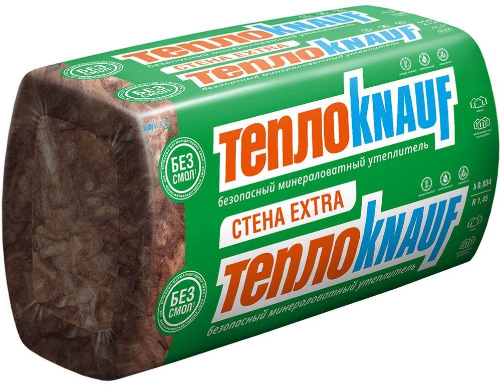 КНАУФ Теплокнауф Стена Экстра утеплитель 1000х600х50мм (10шт) (6м2) (0 ...