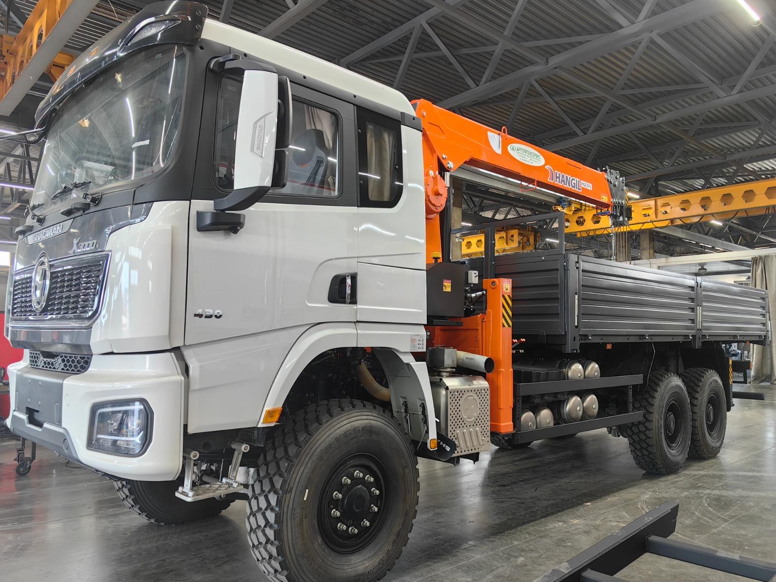 Кран-манипулятор SHACMAN X3000 6x6 бортовой с КМУ Hangil 976 ( Ю. Корея) купить по цене 13240000 ...