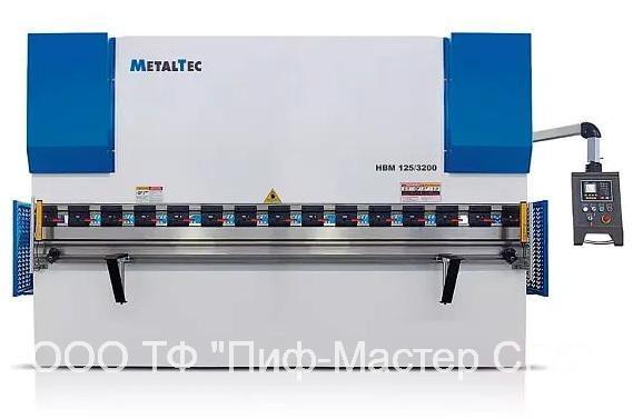 MetalTec HBM 125/3200M Листогибочный гидравлический пресс (контроллер E22, ручная компенсация ...