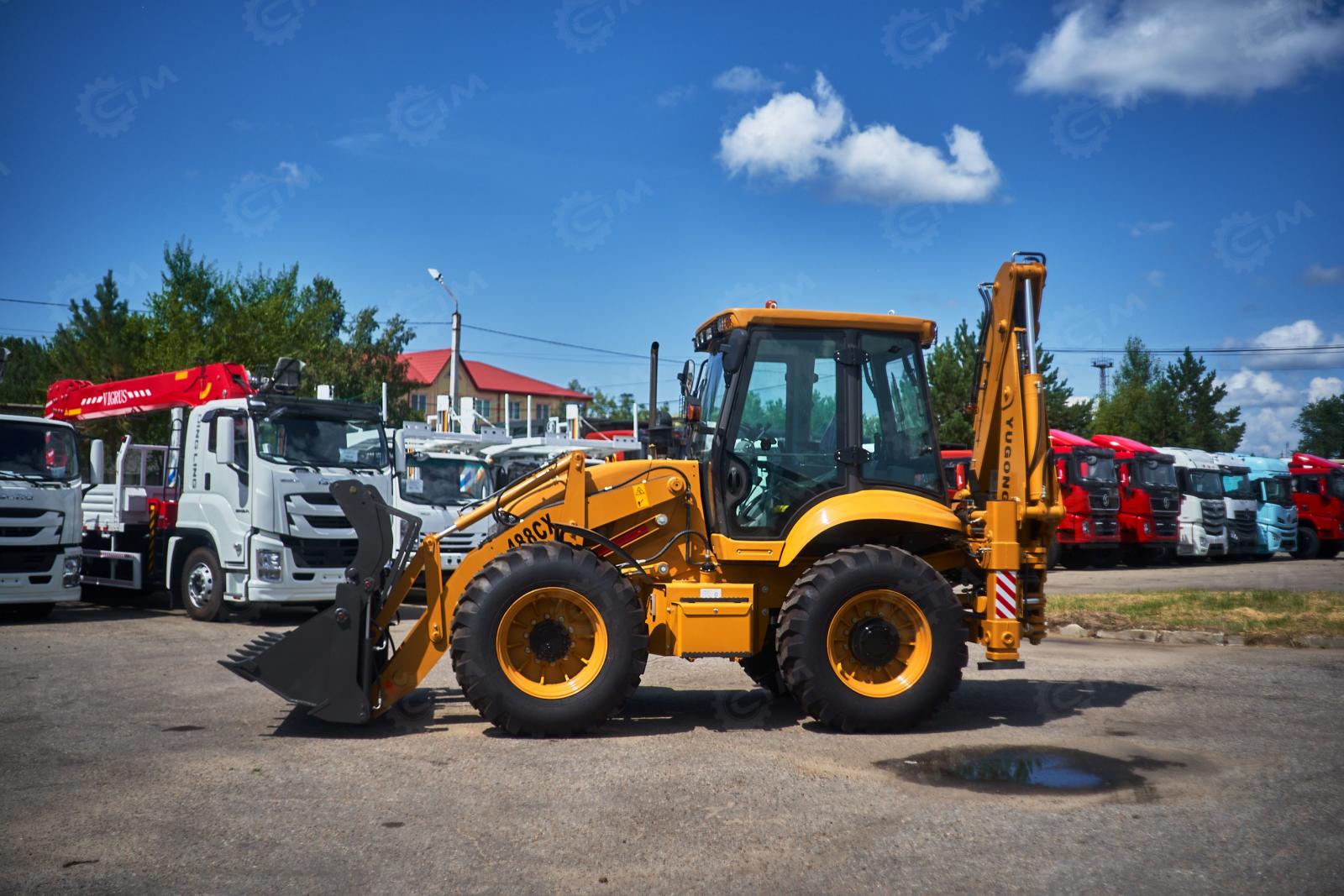Экскаватор погрузчик YUGONG 488CX джойстик купить по цене 5315863 ₽ в ...