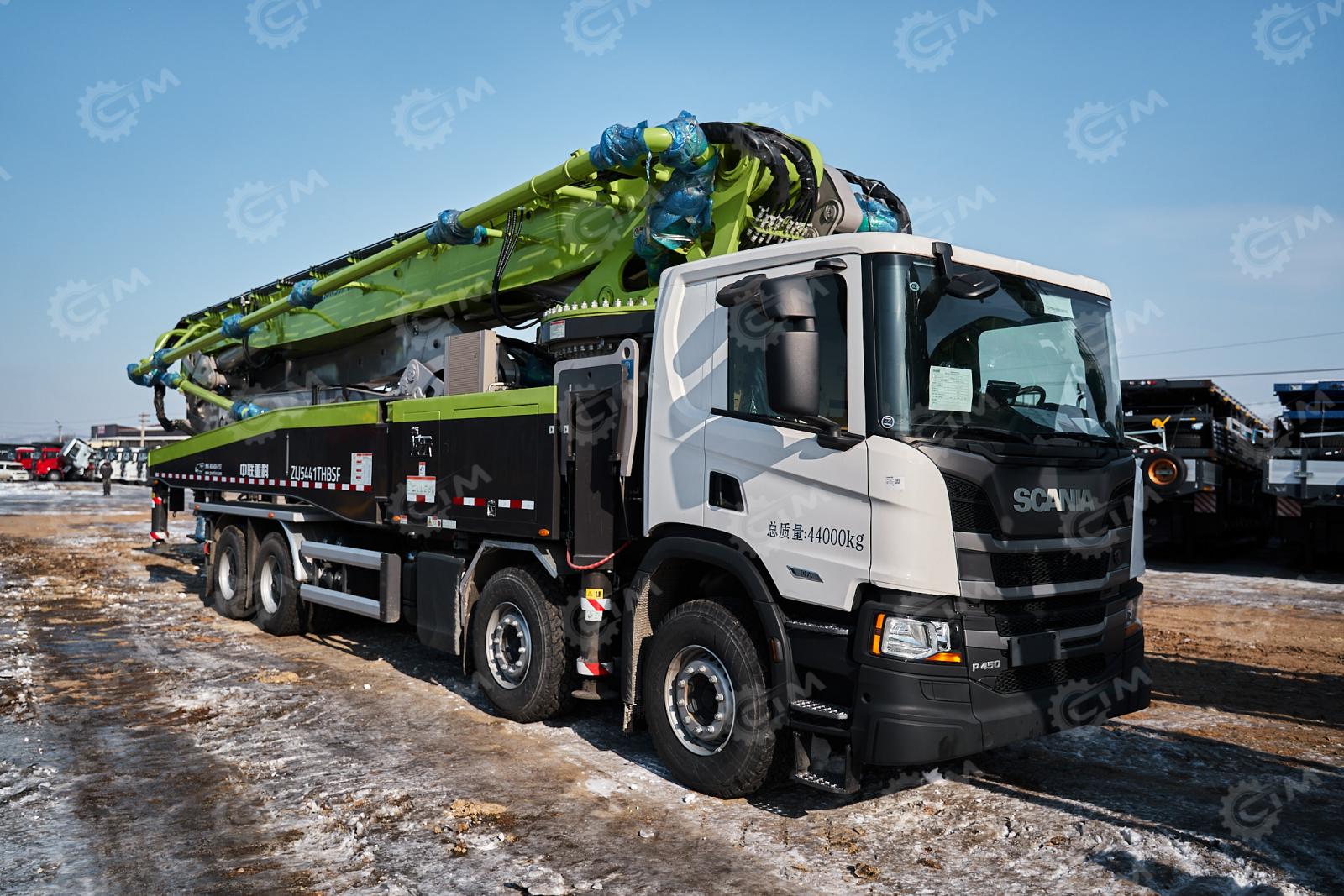 Автобетононасос Zoomlion 59X-6RZ шасси SCANIA P450 8×4 высота 59 м ...