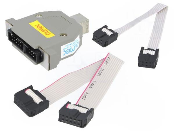 Программатор: микроконтроллеры, AVR, USB, ISP x2, USB B, 45x30мм OLIMEX ...