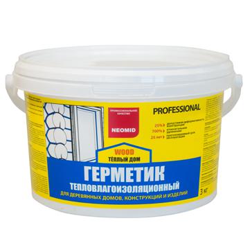 Герметик для швов сруба Неомид WOOD Professional Белый - 15 кг купить ...